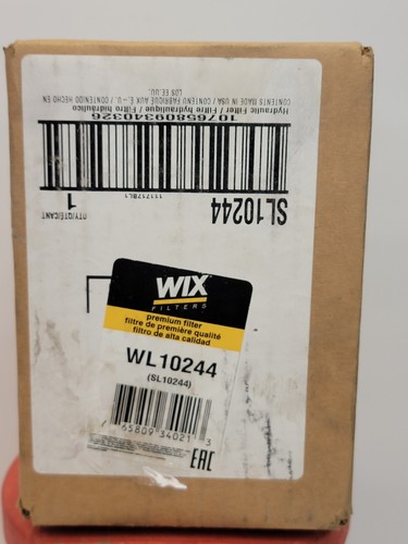 BRAND NEW in sealed box WIX Racing Filters WL10244 SL10244 ...
