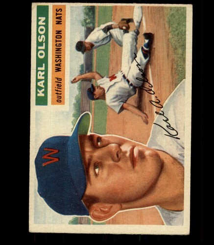 1956 KARL OLSON TOPPS #322 NATS VG/EX *R1709 | eBay