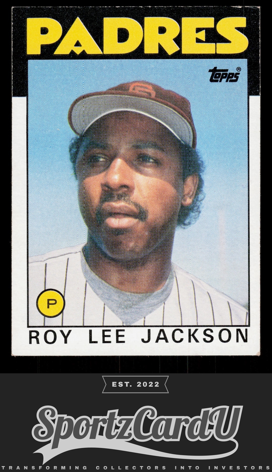 Roy Lee Jackson 1986 Topps Near Mint or Better 10066037 | eBay