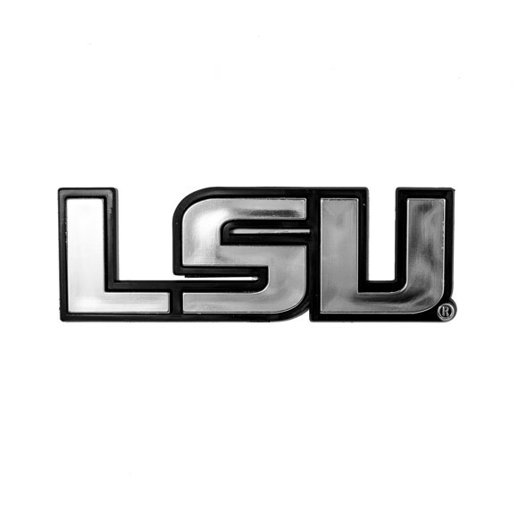 LSU Tigers Emblem Plastic Chrome Color 3-D Truck Auto FAST SHIPPING | eBay