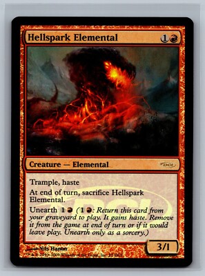 Magic WPN & Gateway Promos Hellspark Elemental #25 Promo Foil MTG TCG CCG | eBay