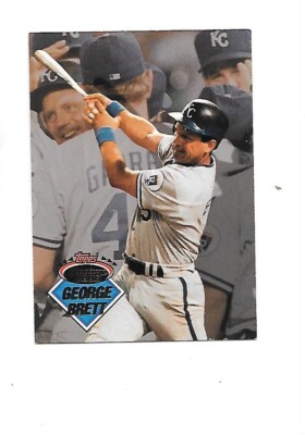 George Brett HOF 1993 Topps Stadium Club 3000 Hit Club #2 Kansas City ...