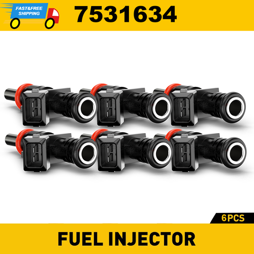 Set Of 6 Ugrade Fuel Injectors For BMW X5 3.0L 2007-2010 # 7531634 ...