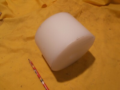 5" OD POLYPROPYLENE ROD machinable round bar bushing stock 5" OD x 3 ...