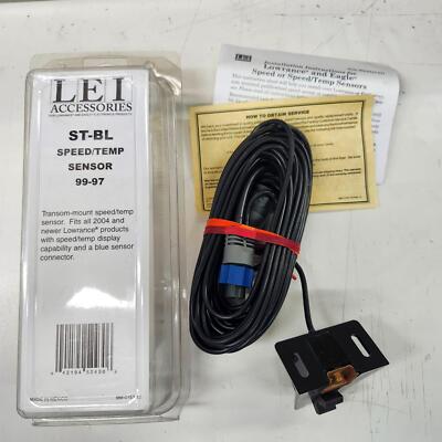 LEI Lowrance Eagle ST-BL Transom Mount Speed Temp Sensor 99-97 | eBay