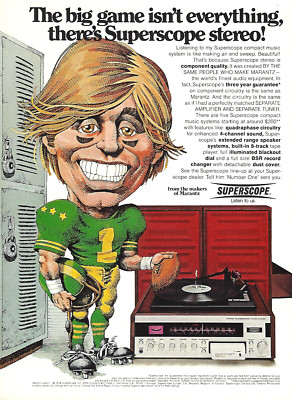 1974 Superscope Stereo Music System Turntable Receiver Illustrated vtg ...