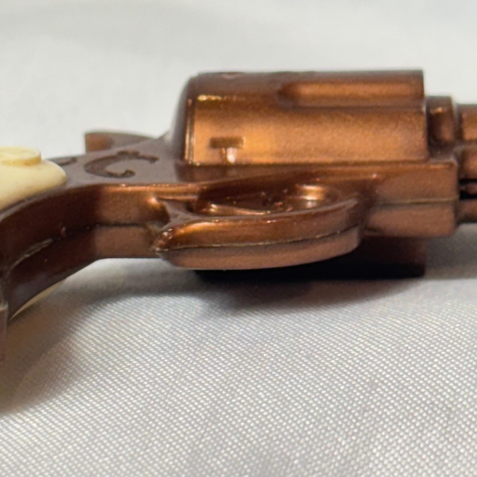 Vtg Plastic Toy Gun Mechanical Pencil Western Revolver Shape Horse ...