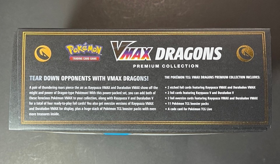 Pokemon TCG VMAX Dragons Premium Collection Box 2022 NEW | eBay
