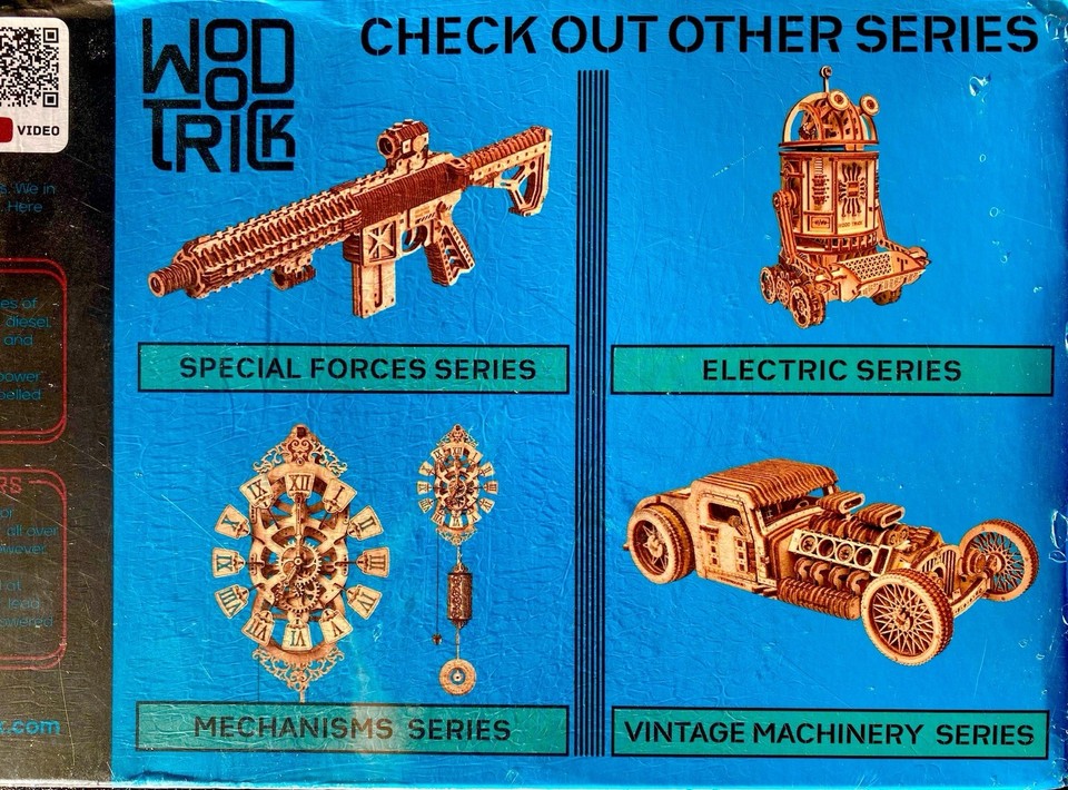 Wood Trick Locomotive R17 Train Wooden 3d Mechanical Model Kit Puzzle ...