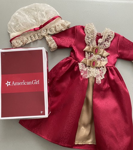 American Girl Felicity's Red GALA Holiday GOWN DRESS Outfit for ...