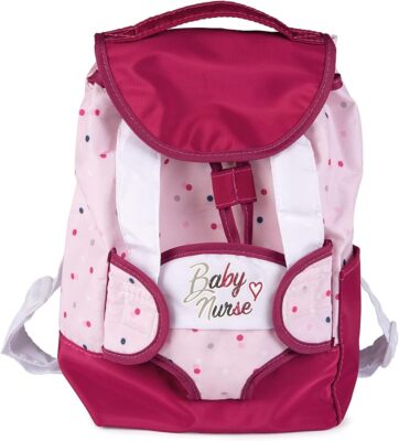 Smoby-Baby Nurse Backpack Rucksack inkl. Puppentrage mit Fläschchenfach ...