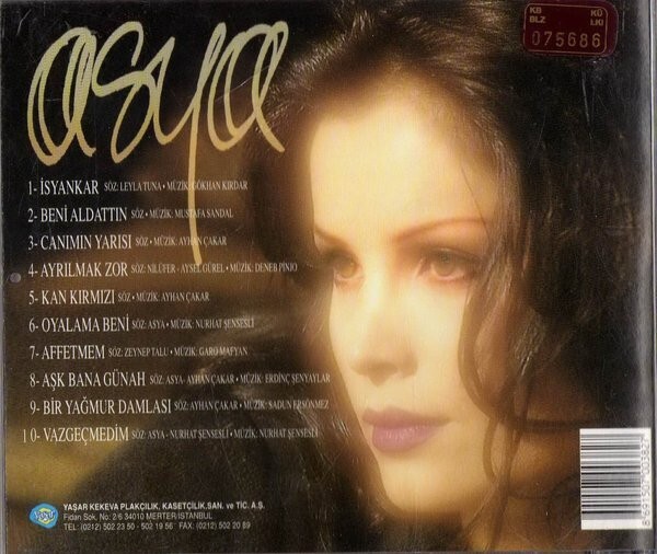 Asya – Asya (1996) CD Turkish Music "New" | eBay