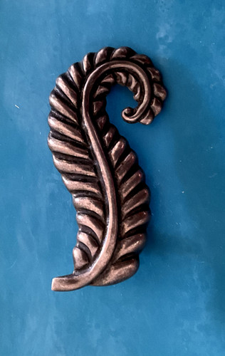 J. Gomez Vintage Taxco Fern Pin Sterling Silver - Gem