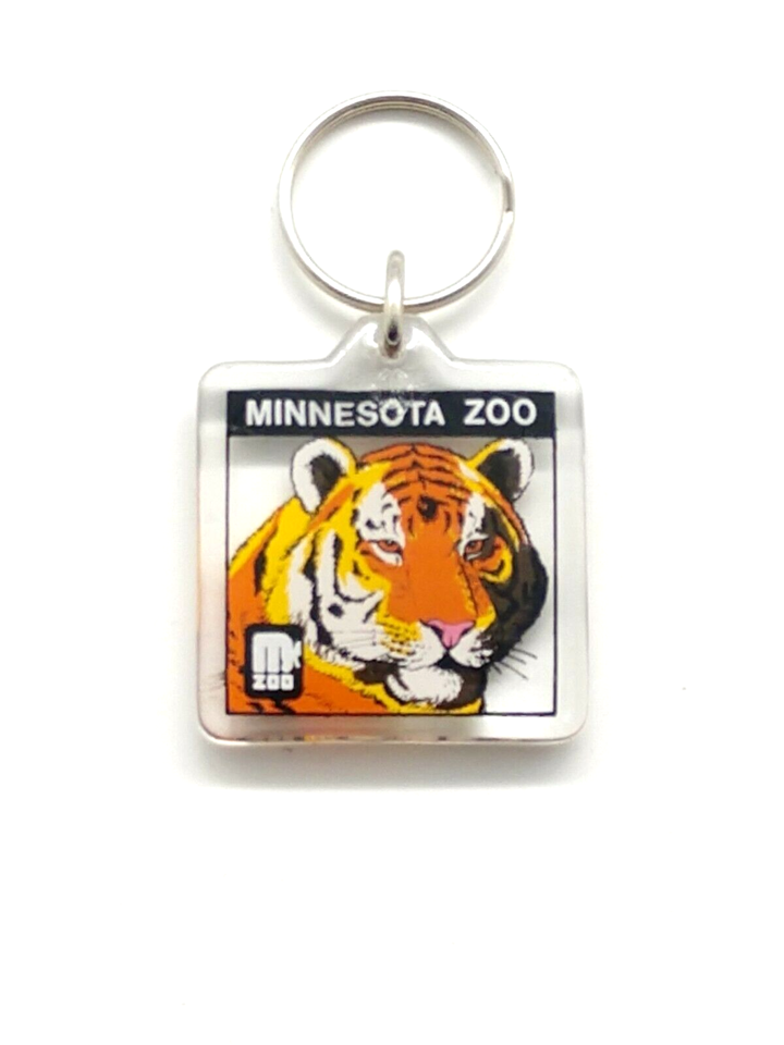 Vintage Minnesota Zoo Apple Valley Minnesota Tiger Keyring Keychain | eBay