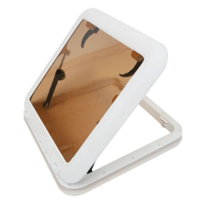 Bronze Tinted Glass Opening Deck Hatch 500mm x 500mm for Marine Caravan ...