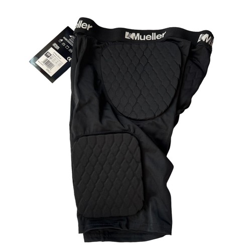 Mueller 5 Pad shorts girdle mens Small padded compression pants tight ...