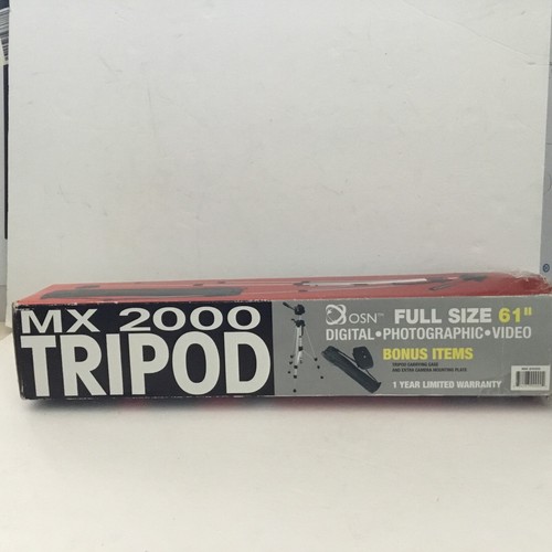 MX 2000 Tripod Camera Stand Equipment Adjustable to 61” | eBay