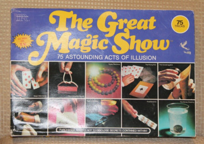 Vintage The Great Magic Show Paragon-Reiss 1982, 75 Tricks Complete is ...