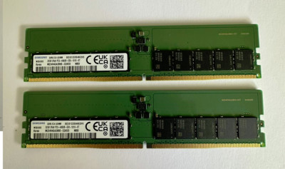 2x 32GB 64GB 4800MHz DDR5 ECC UDIMM Ram komp. Dell PN 2x SNPP0YCGC/32G ...