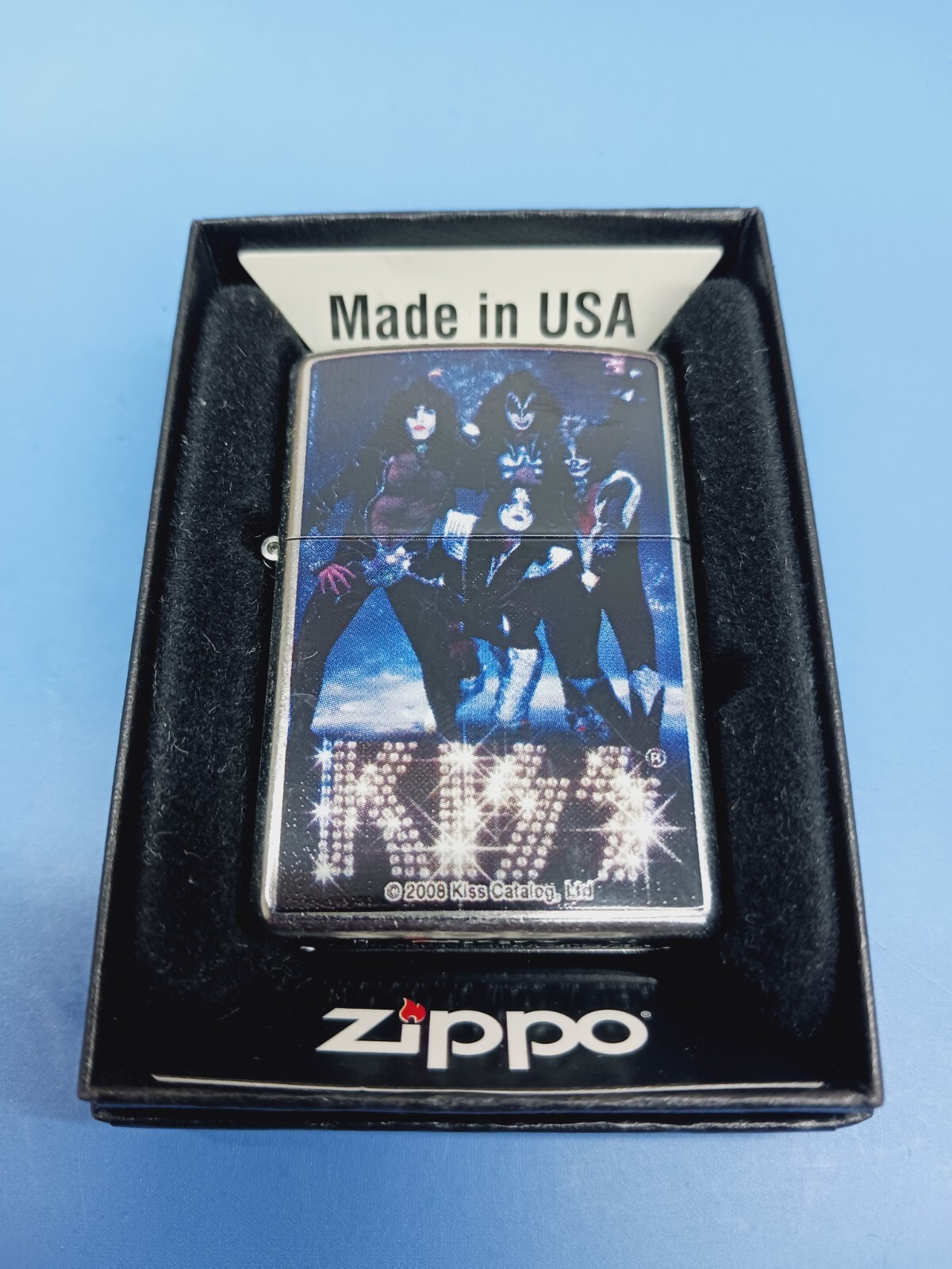 Zippo Kiss Band Street Chrome 24564(Regular box without barcode) | eBay
