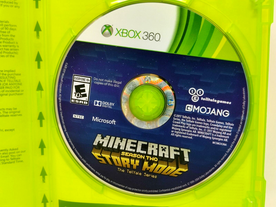 Minecraft: Story Mode: Season Two: Season Pass Disc (Xbox 360, 2017 ...