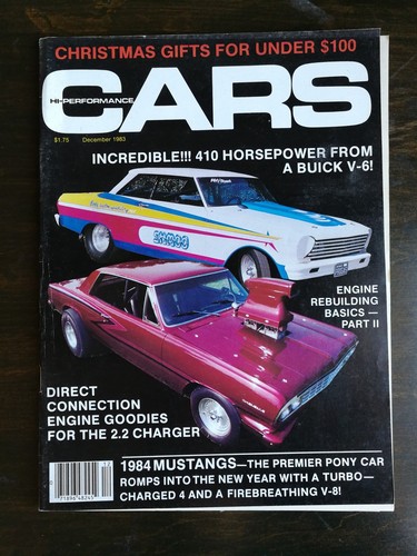 Hi-Performance Cars Magazine December 1983 - 1984 Mustang - 1932 Ford ...