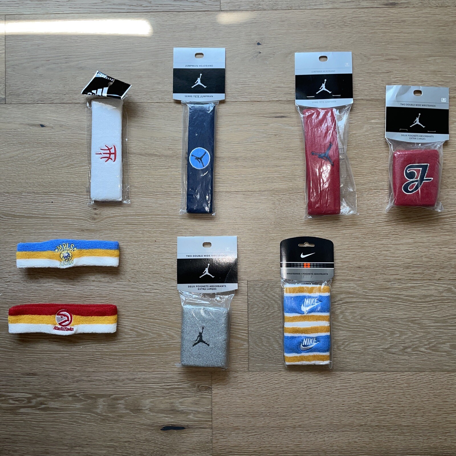 Vintage Nike Jordan Adidas Sweatbands Headbands Wristbands | eBay