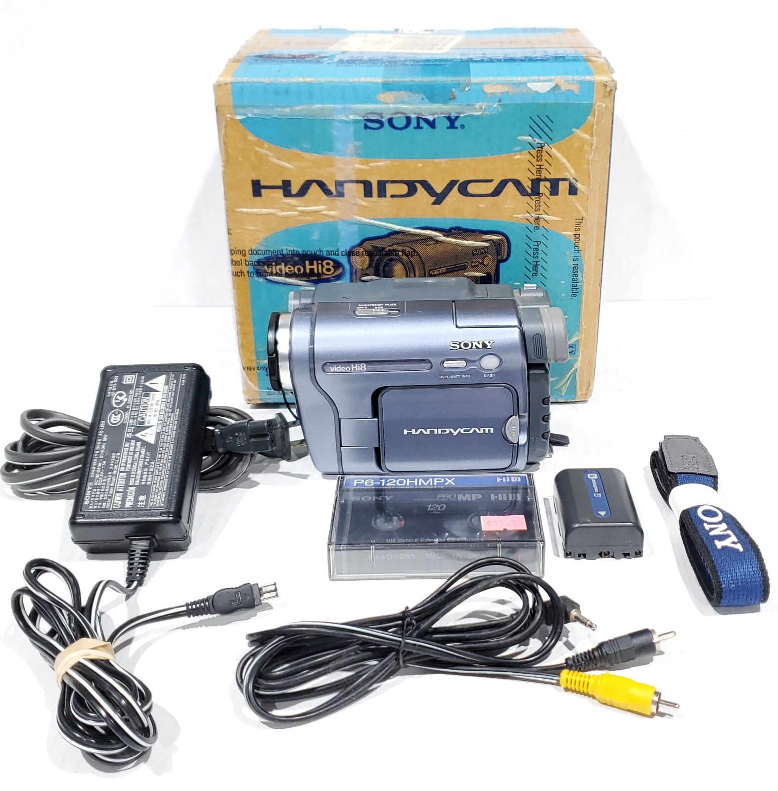 Sony Handycam CCD-TRV128 Hi-8 Camcorder 8mm Video Camera Hi8 & Video8 ...