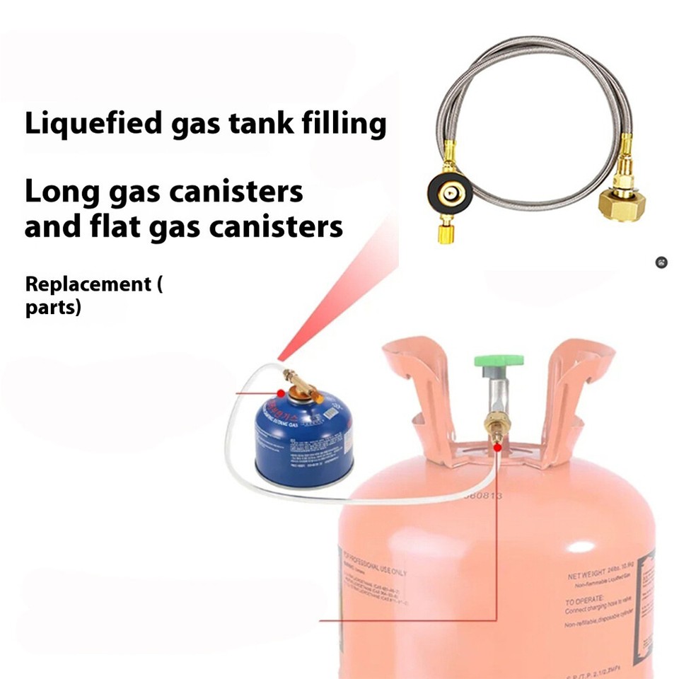 Small Propane Tank Refill Adapter Gas Stove Filling Adapter for Camping ...