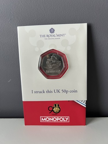 New 2025 The Royal Mint Monopoly Strike Your Own 50p Coin. BU | eBay UK