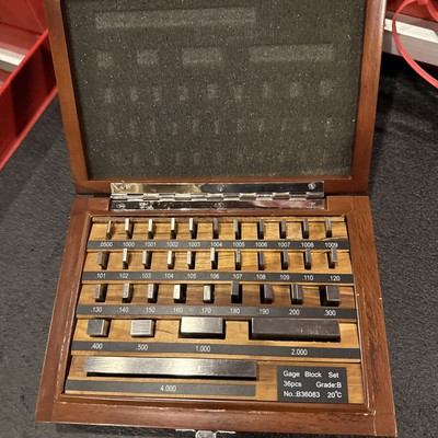 SPI .05 - 4.” Gage Block 36 Pc Set Grade B Machinist Inspection ...