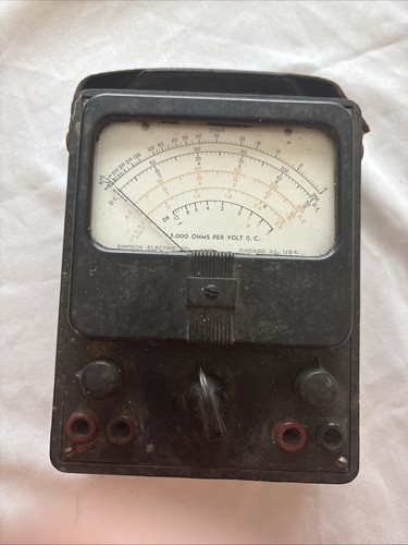 Simpson 260 Analog Volt Ohm Meter, untested | eBay