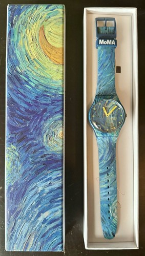 Swatch Watch Limited Edition MOMA THE STARRY NIGHT BY VINCENT VAN GOGH ...