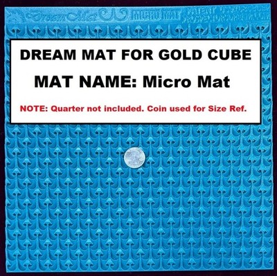 DREAM MICRO MAT - 12" x 12" GOLD Cube Matting! Time to Catch GOLD! Auth ...