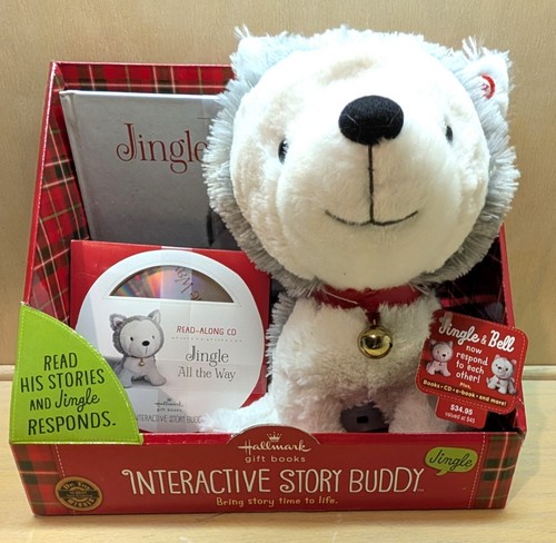 NEW IN BOX: Hallmark Jingle Bell Interactive Story Buddy Plush, CD ...
