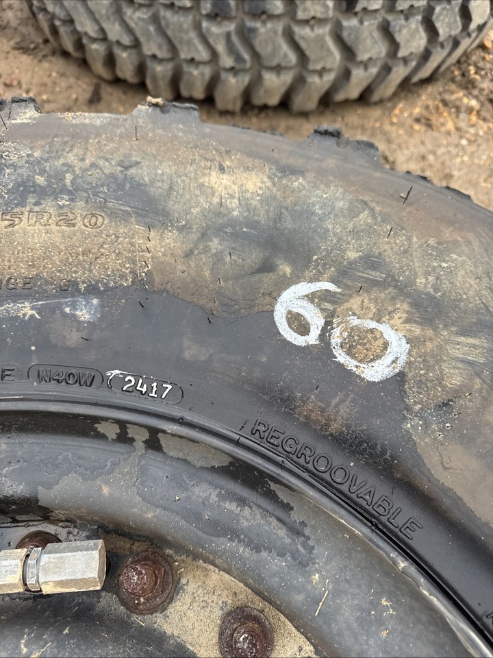 (4) 395/85R20 Good Year Military LMTV Truck Tires & Wheels 16-17 Dates ...
