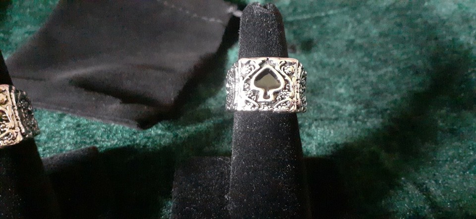 **NEW SALE**LEMMY MOTORHEAD ACE OF SPADES RING! FREE BLACK RING BAG! | eBay