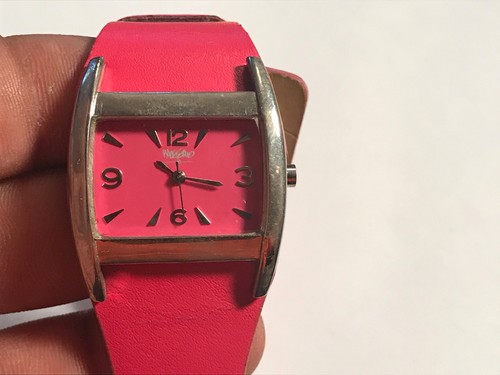 Nice Ladies Cherry Red Band Mossimo Analog Watch | eBay