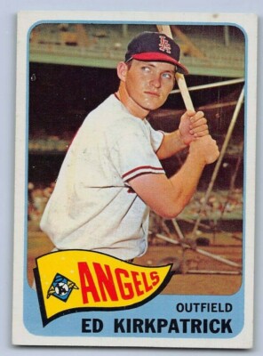 1965 ED KIRKPATRICK - Topps Baseball Card # 393 - LOS ANGELES ANGELS | eBay