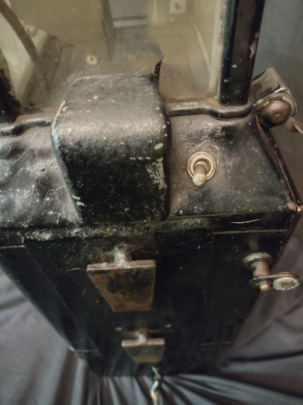 Antique Johnson Fare Box Bus Trolley Streetcar Coin Ticket Machine ...