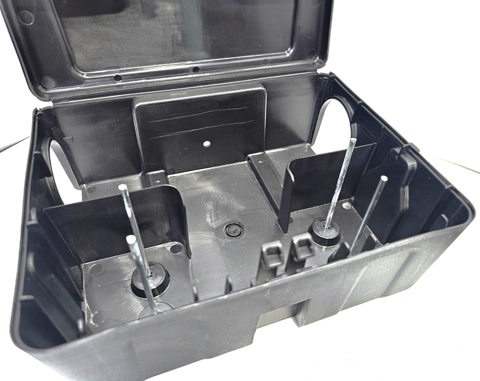 2 Pack Rat And Mouse Bait Station Box Locking w/ Key JT Eaton Jawz Safe ...
