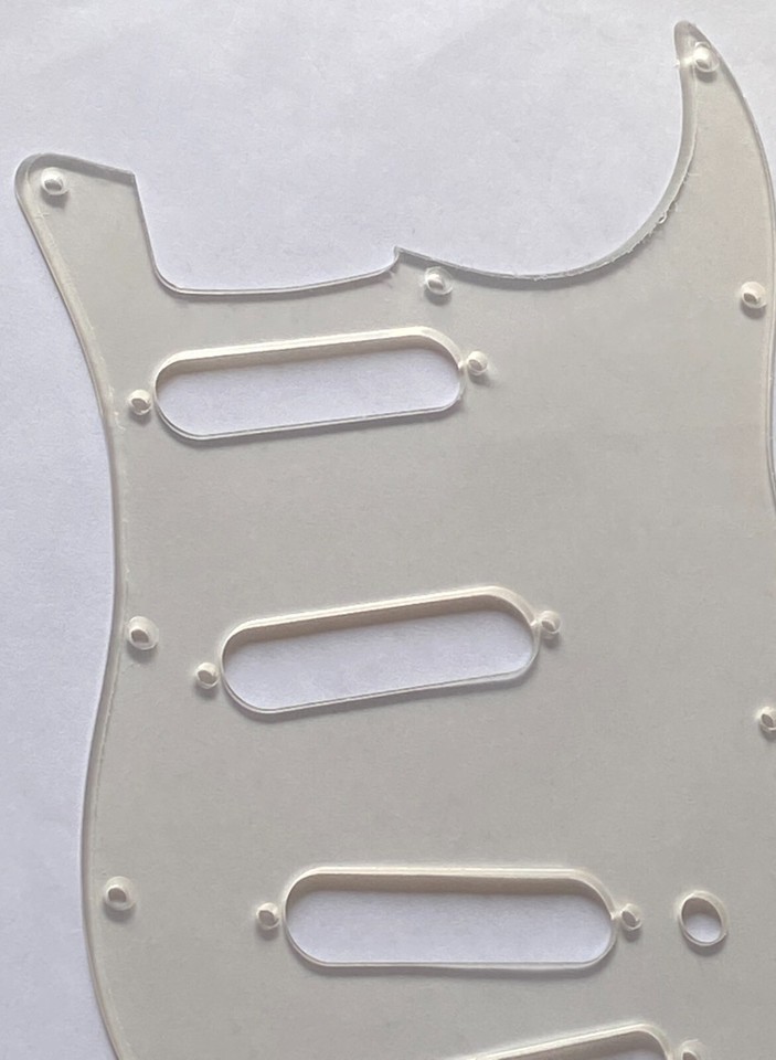 Guitar Pickguard for Fender US Stratocaster Start SSS 11 Hole,Clear ...