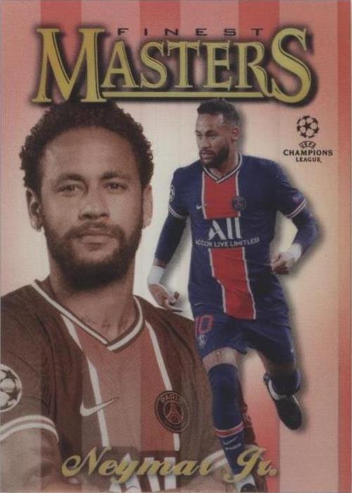 2020-21 Topps Finest UCL - 1997 Topps Finest Masters Neymar Jr #97F-N ...