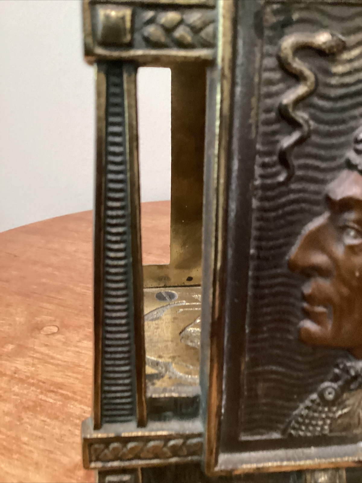 Judd Mfg Co Antique Indian Chief Cast Iron Letter #6701 Late 19th ...