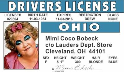 Mimi Bobeck from the drew carey show identification ID card | eBay
