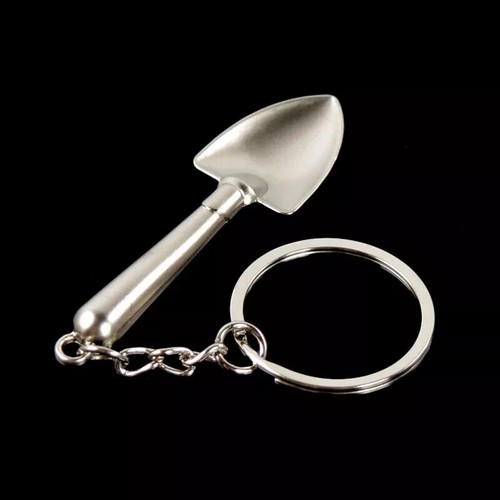 Creative Lovely Metal Shovel Stlye Pendant Tool Key Chain Ring Keyring ...