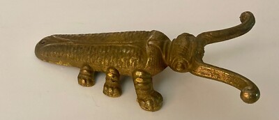 Vtg Scarab Beetle Brass Boot Jack Heel Puller 9 " Cricket Bug Scarab ...