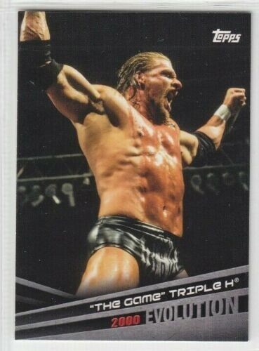 The Game Triple H 2018 Topps WWE Evolution Card #E-43 | eBay