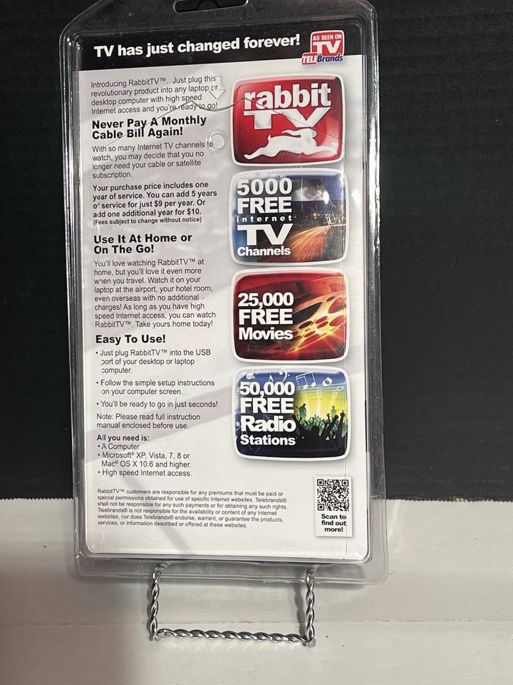 Rabbit Tv Over 5000 Free TV Internet Channels As Seen on TV Telebrands ...