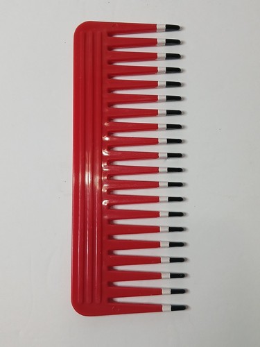 Vintage Mebco Volume Comb Twice Dipped Wide Tooth Vtg 80-90’s Red White ...